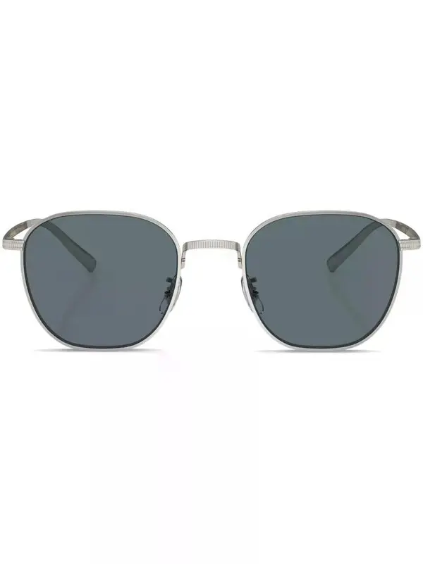 Oliver Spencer Rynn Square-frame Sunglasses - Silver