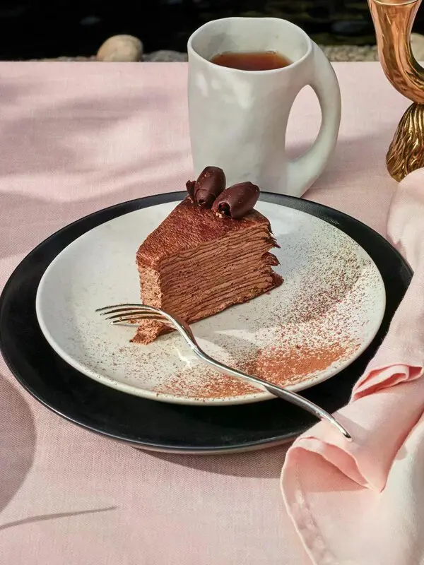 L'Objet Terra Porcelain Dessert Plate