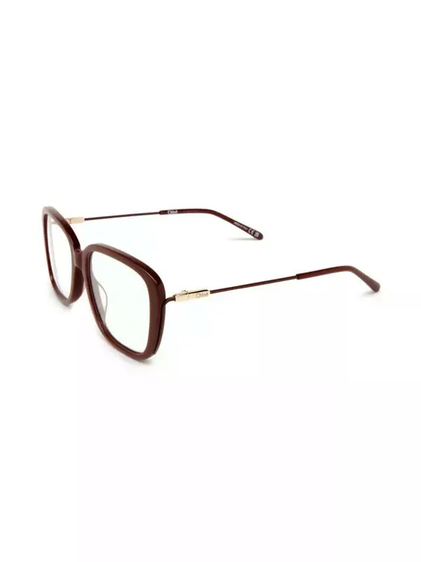Chloé Square-frame Glasses - Brown