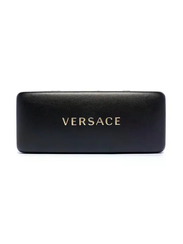 Versace Pilot-frame Sunglasses With Greca Detailing