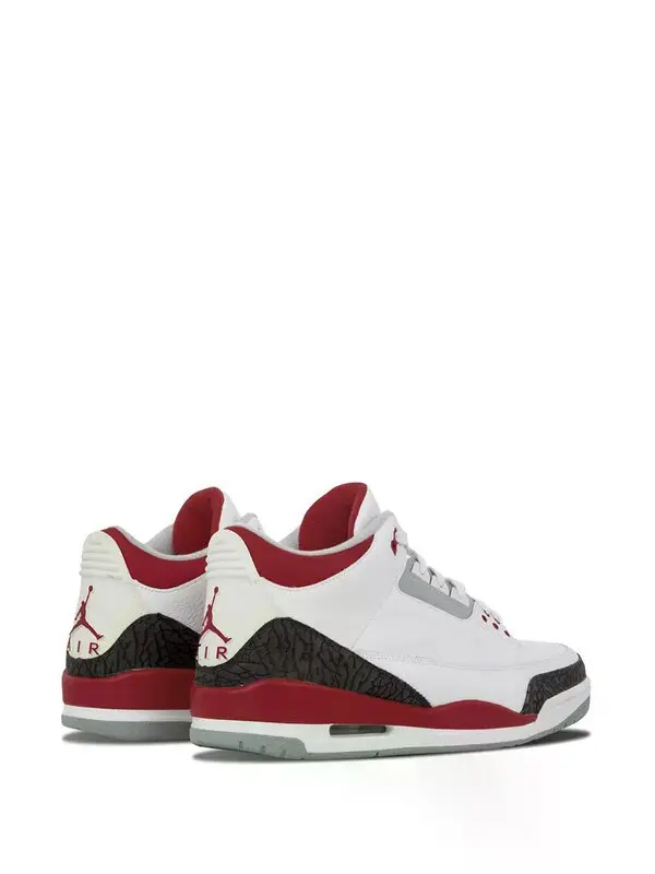 JORDAN Air 3 Retro Fire Red Sneakers