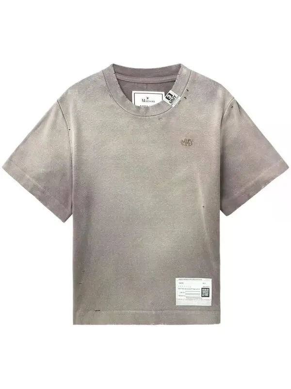 Mihara Yasuhiro Logo-embroidered T-shirt