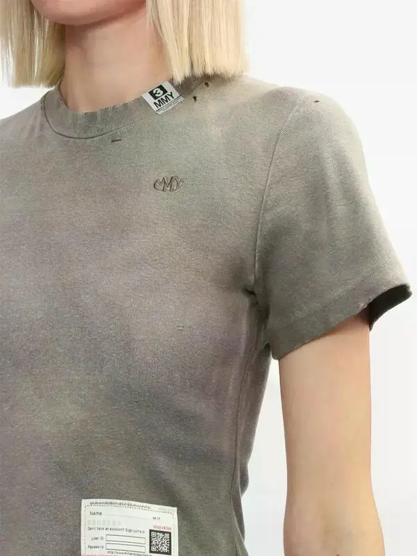Mihara Yasuhiro Logo-embroidered T-shirt