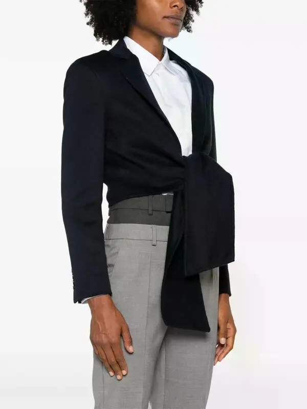 Max Mara Sash-detail Cropped Jacket