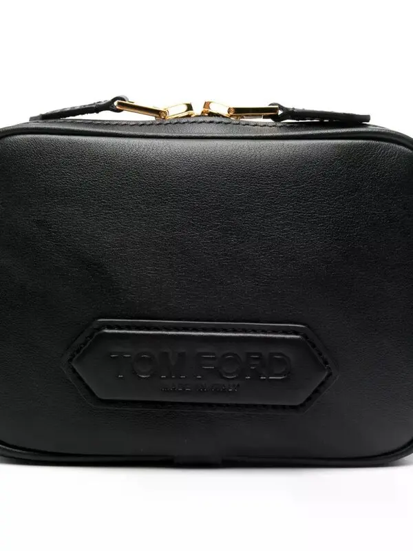 TOM FORD Leather Messenger Bag