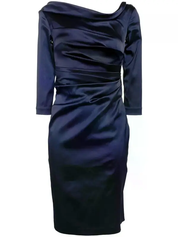 Talbot Runhof Cocktail Asymmetric Dress