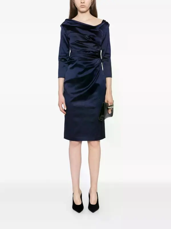 Talbot Runhof Cocktail Asymmetric Dress