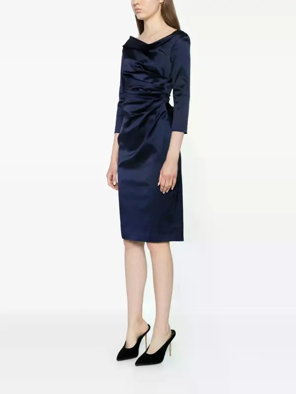 Talbot Runhof Cocktail Asymmetric Dress