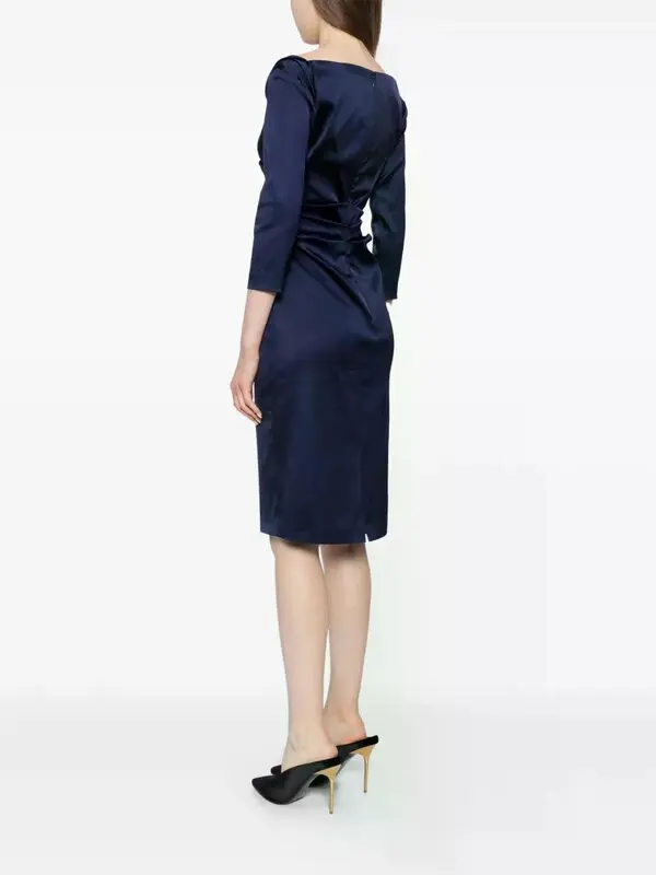 Talbot Runhof Cocktail Asymmetric Dress