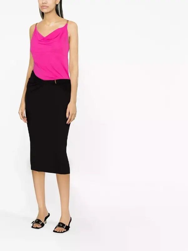 Versace La Greca Midi Skirt