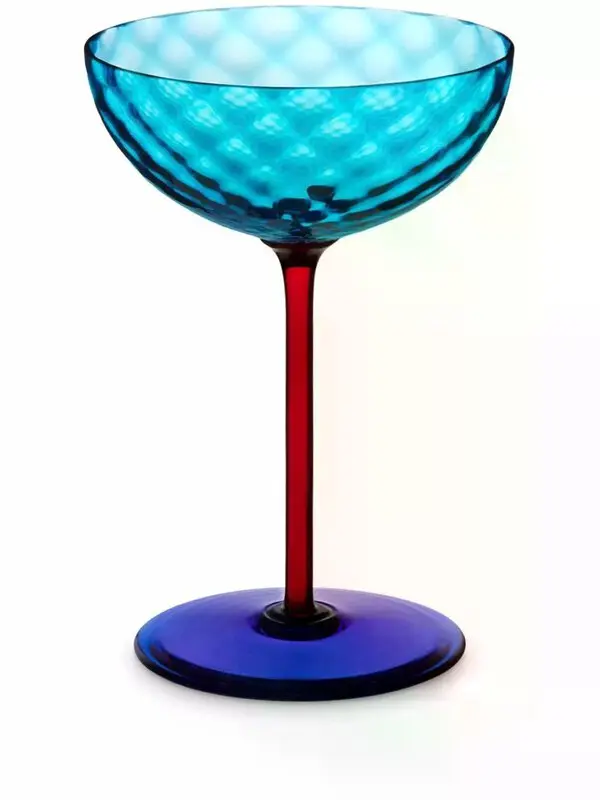 Dolce & Gabbana Hand-blown Murano Champagne Glass - Blue
