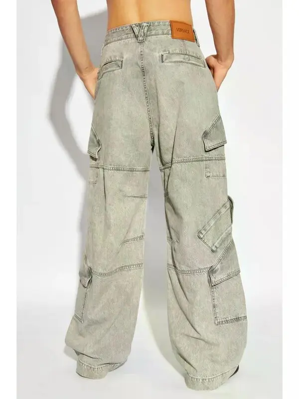 Versace Wide-leg Cargo Jeans