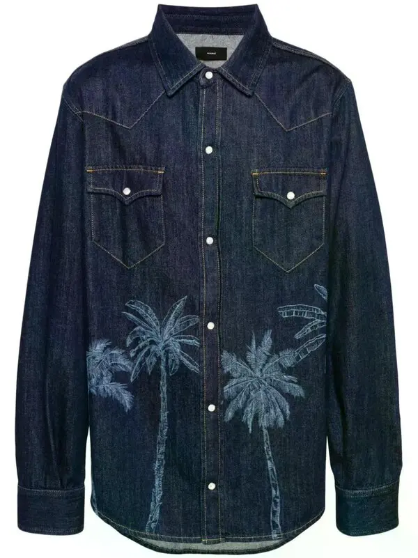 Alanui Graphic-print Cotton Shirt