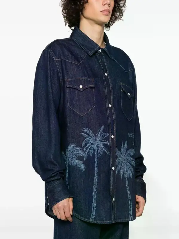 Alanui Graphic-print Cotton Shirt