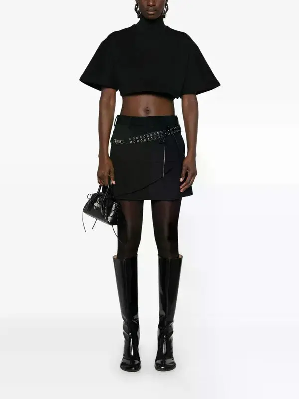 MAISON MARGIELA Pleated Twill Miniskirt