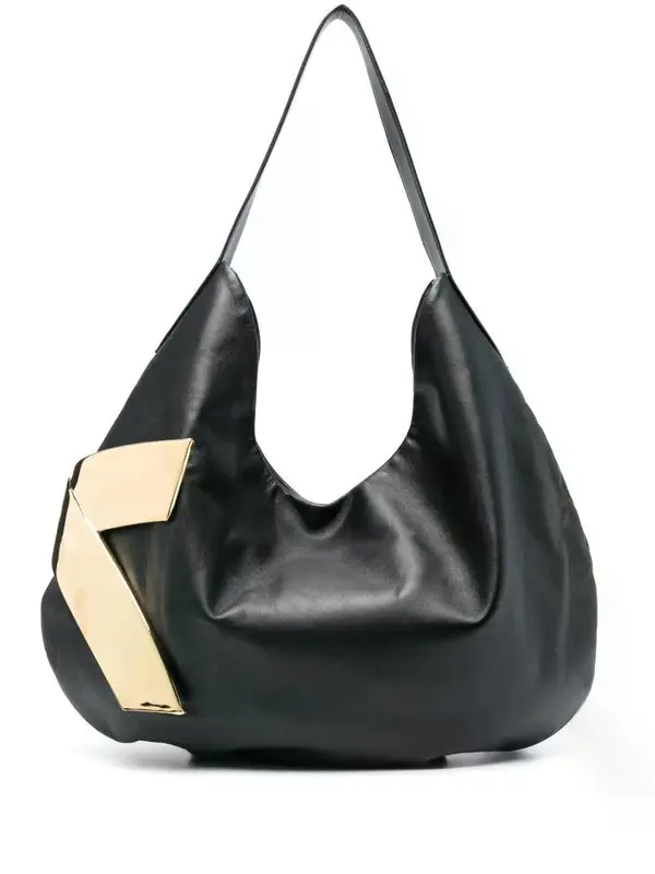 GENNY X-shaped Hardware Shoulder Bag