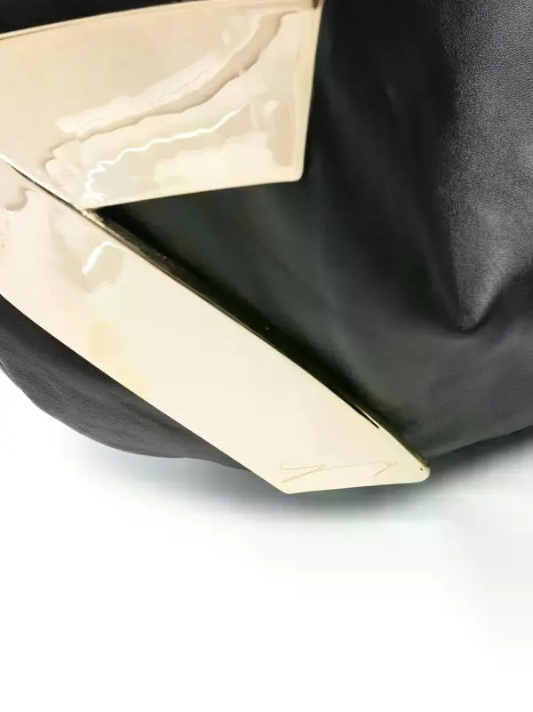 GENNY X-shaped Hardware Shoulder Bag