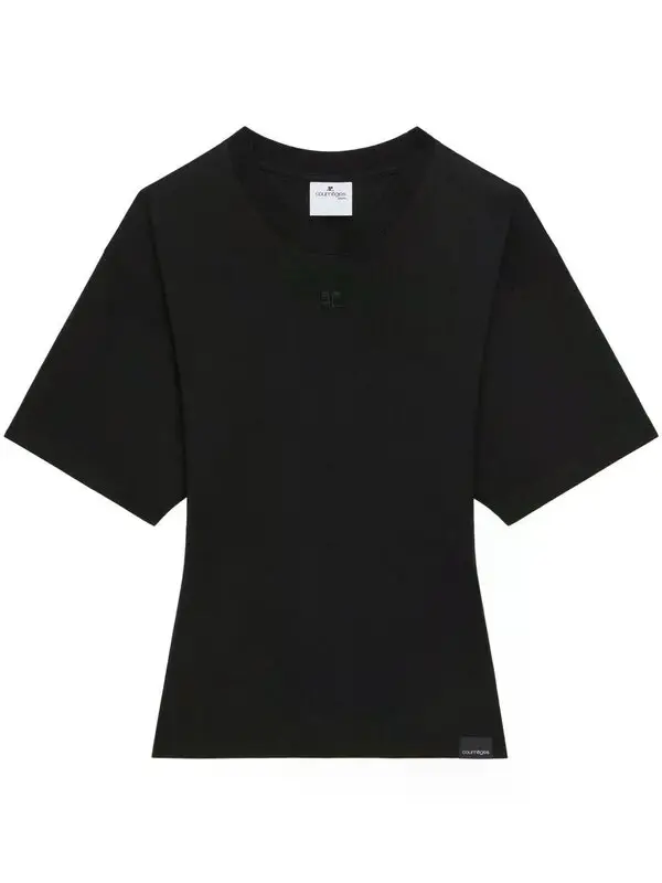 COURREGES Wide-sleeves T-shirt - Black