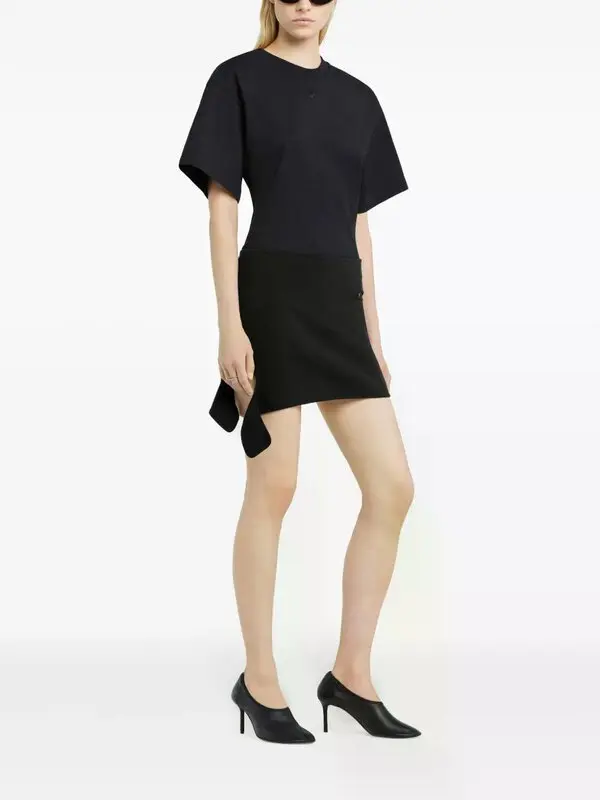 COURREGES Wide-sleeves T-shirt - Black
