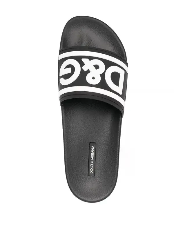 Dolce & Gabbana Logo-print Beach Sliders