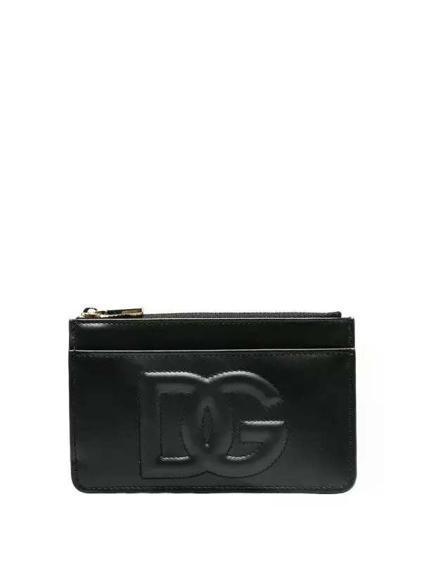 Dolce & Gabbana Dg Logo Zip Purse - Black