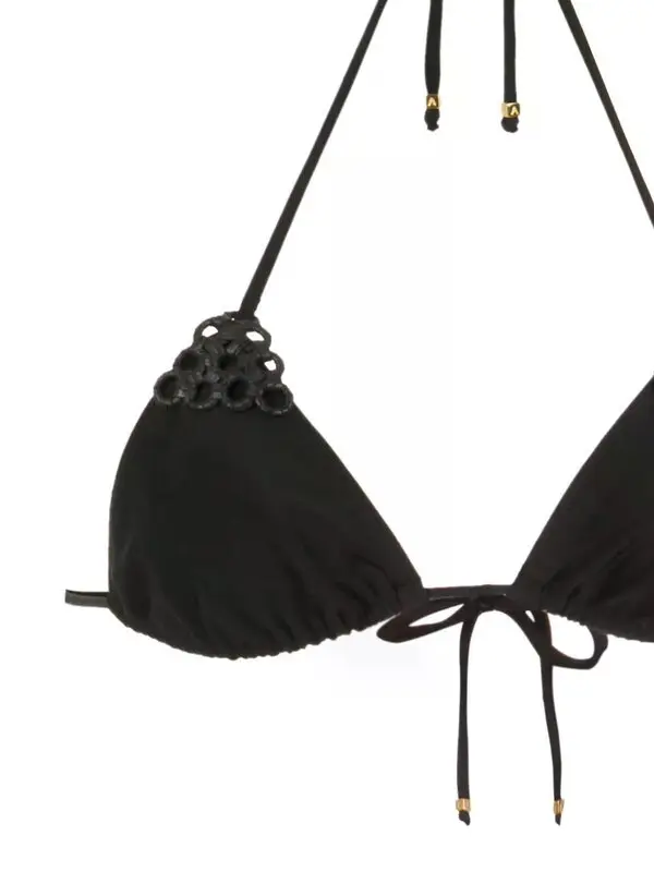 AMIR SLAMA Embellished Triangle Bikini Set