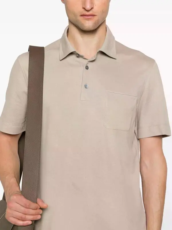 Zegna Cotton Polo Shirt