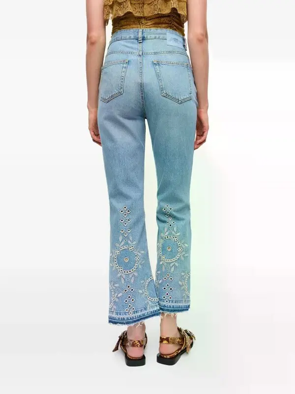 GANNI Broderie Anglaise Jeans