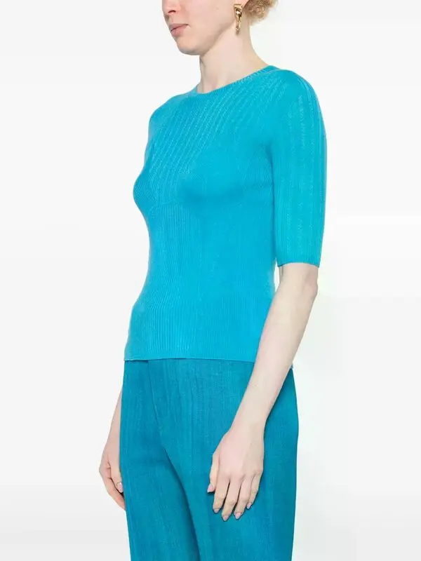 LANVIN Panelled Knitted Top