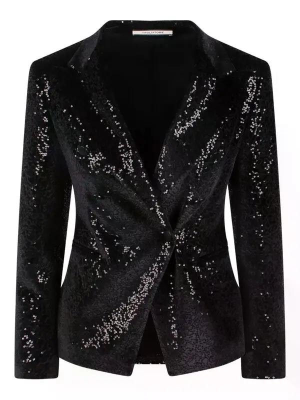 Tagliatore Sequin-embellished Blazer