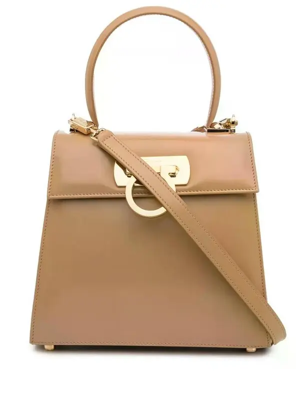 FERRAGAMO Small Iconic Top Handle Bag