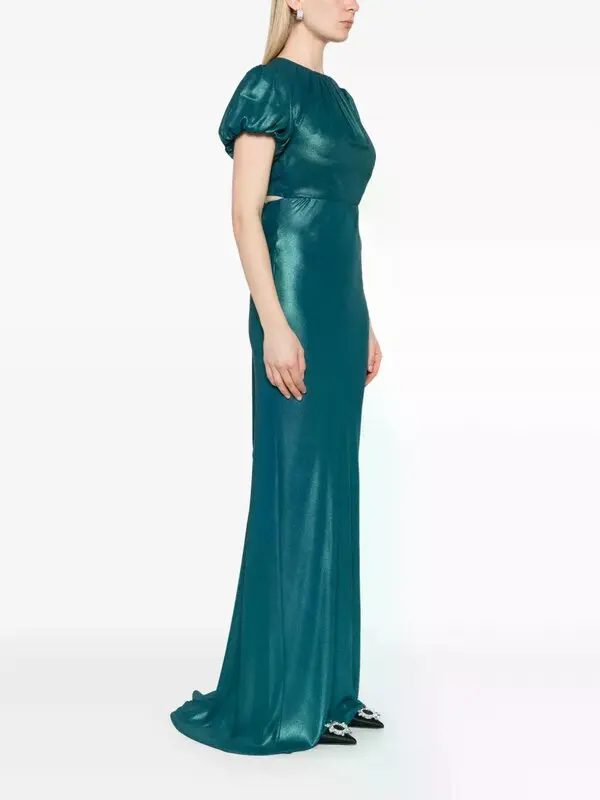 PARLOR Open-back Maxi Dress - Blue