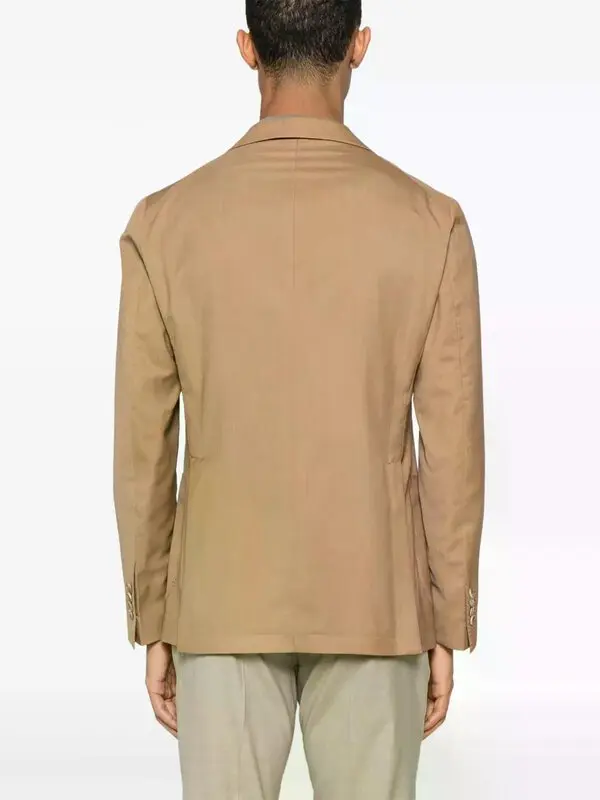 Tagliatore Brooch-detail Blazer - Brown