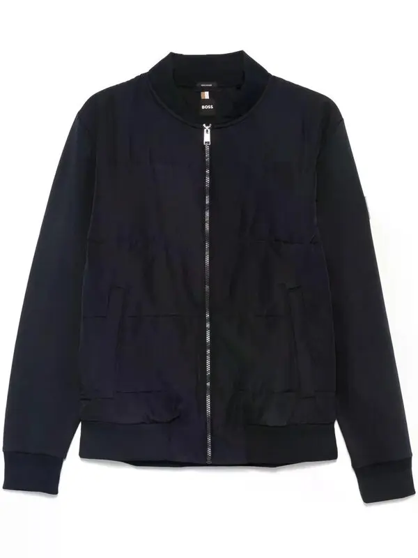 BOSS Logo-patch Bomber Jacket