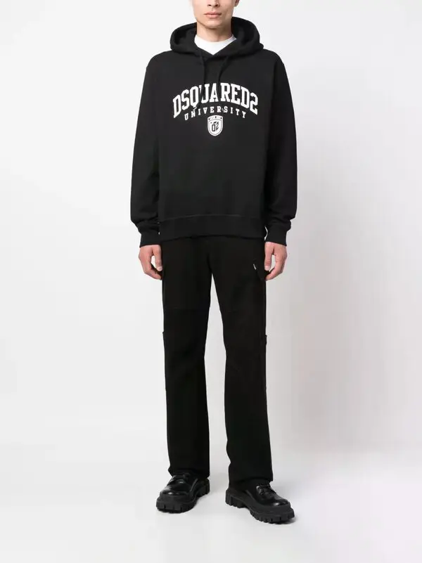 Dsquared2 Logo-print Cotton Hoodie