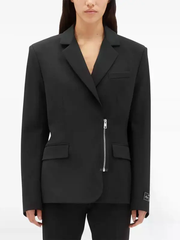 MSGM Zipped Single-breasted Blazer