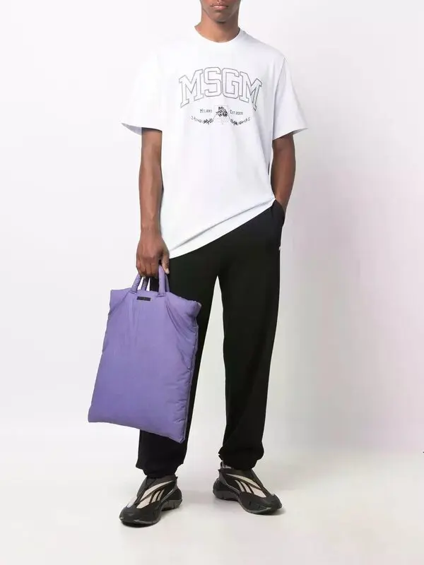 MSGM Logo-print Track Pants - Black