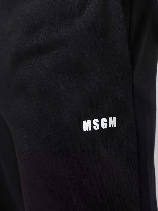 MSGM Logo-print Track Pants - Black