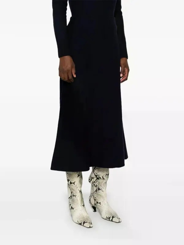 JIL SANDER A-line Midi Skirt