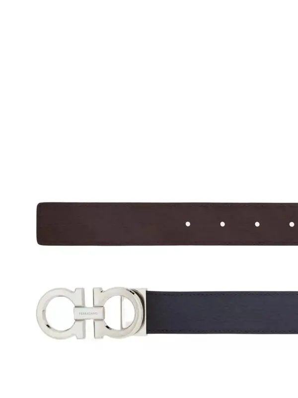 FERRAGAMO Reversible Gancini Belt
