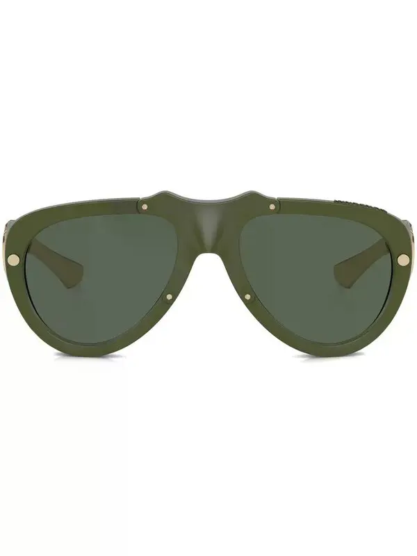 Burberry Shield Mask Sunglasses - Green