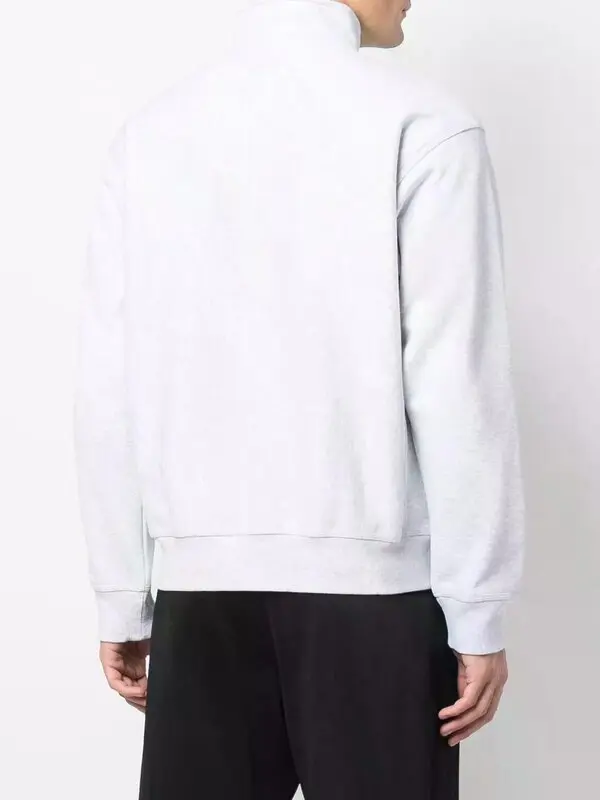 Carhartt Work In Progress American Script Half-zip Sweatshirt - Grey