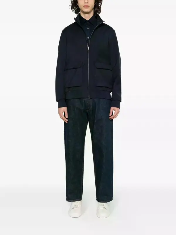 Calvin Klein Monogram-embroidered Cotton Shirt