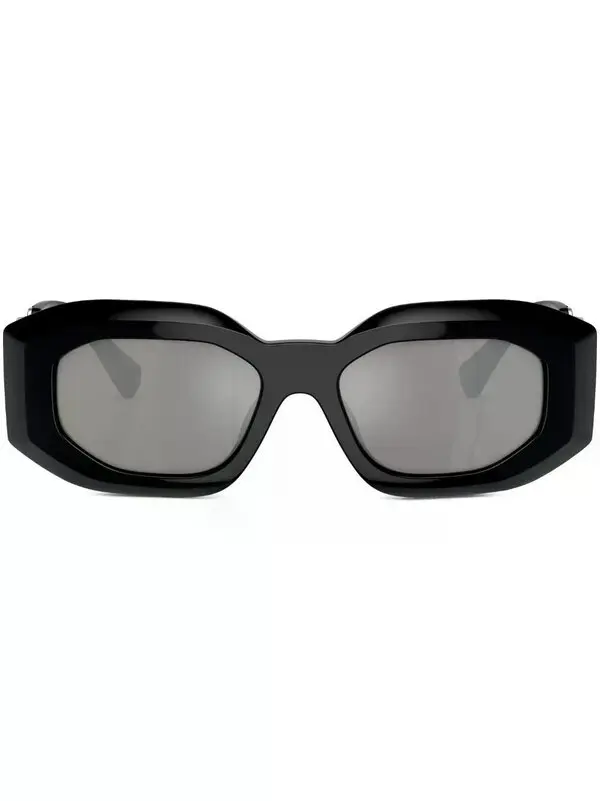 Versace Rectangle-frame Sunglasses - Black