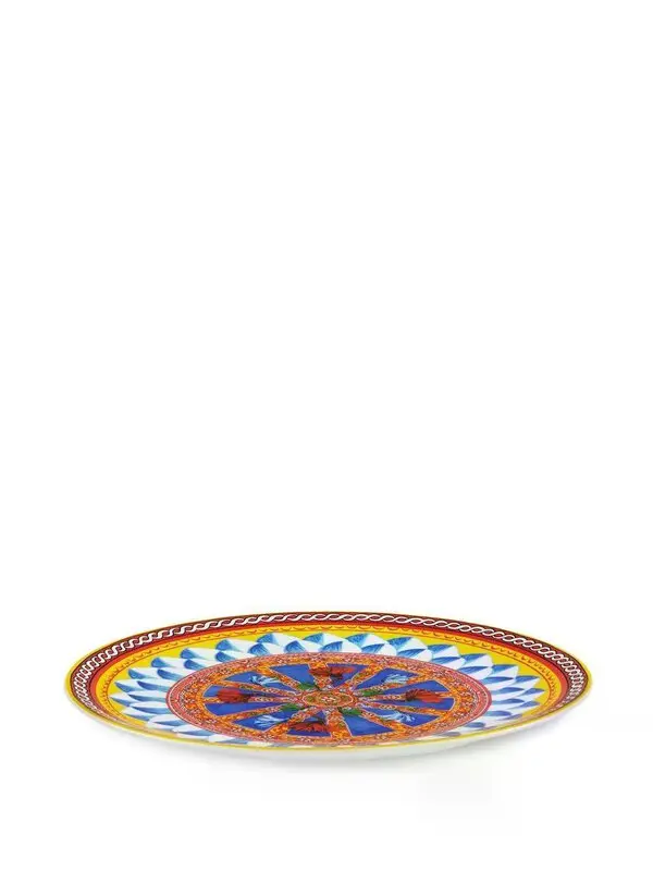 Dolce & Gabbana Carretto-print Porcelain Platter