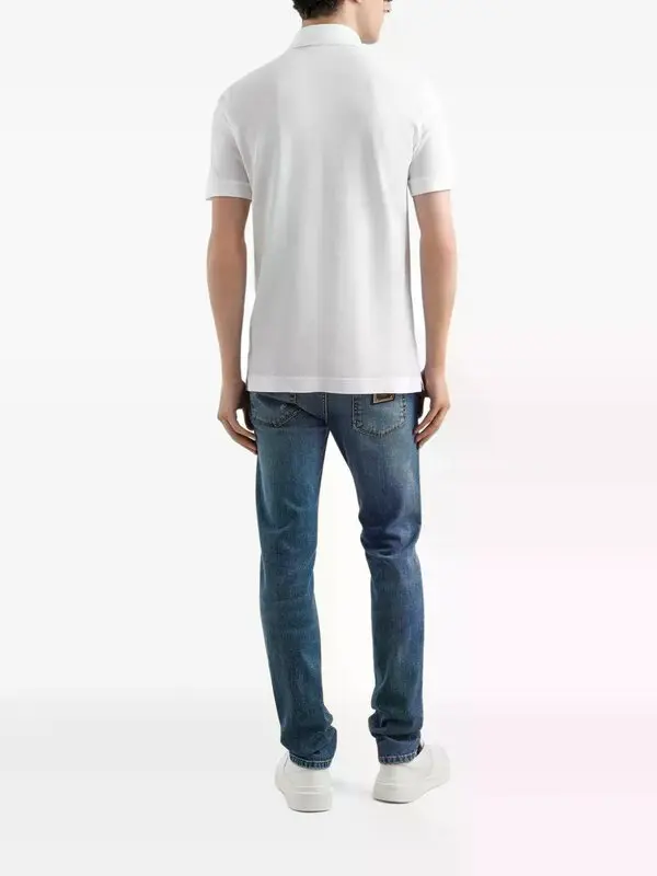 Dolce & Gabbana Logo-plaque Polo Shirt