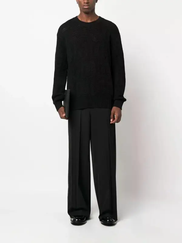 Dolce & Gabbana Logo-jacquard Virgin-wool Jumper