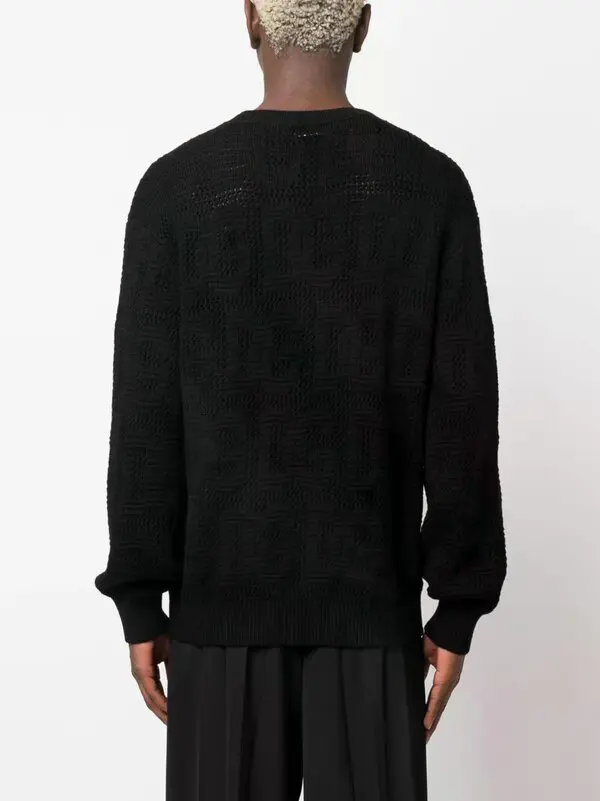 Dolce & Gabbana Logo-jacquard Virgin-wool Jumper