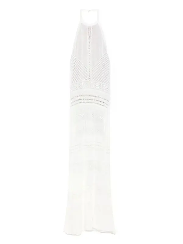 TWINSET Knitted Maxi Dress - White
