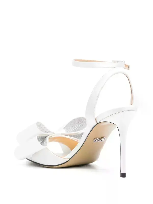 Mach & Mach Le Cadeau 95mm Sandals - White